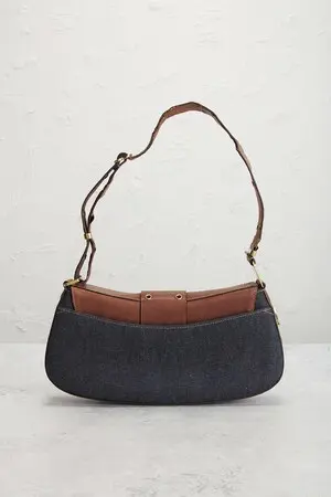 Dior Denim Street Chic Shoulder Bag