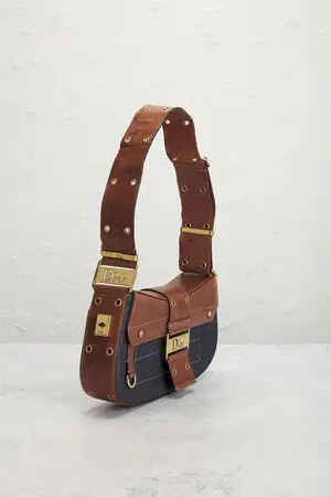 Dior Denim Street Chic Shoulder Bag