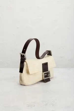Fendi Zucca Baguette Shoulder Bag
