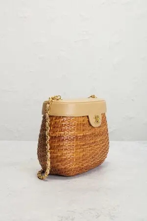 Chanel Wicker Basket Bag