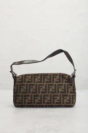 Fendi Zucca Baguette Shoulder Bag