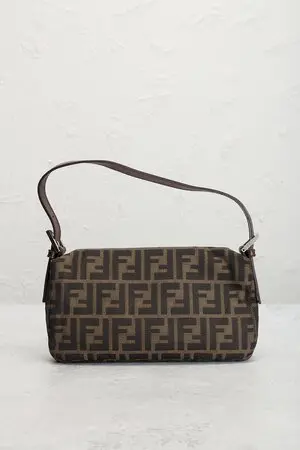 Fendi Zucca Baguette Shoulder Bag