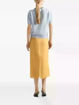 Prada Wool And Cashmere Crew-neck Sweater