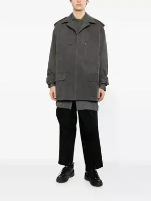 Yohji Yamamoto Twill Pigment Padded Jacket