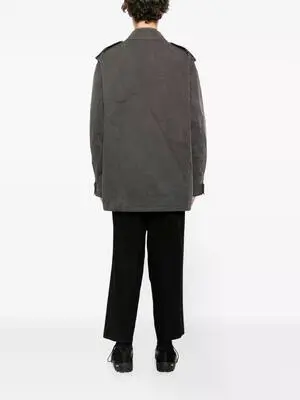 Yohji Yamamoto Twill Pigment Padded Jacket