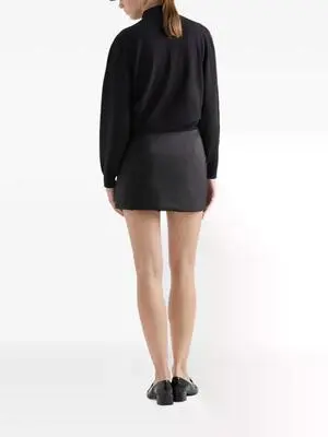 Prada Wool Polo Sweater - Black
