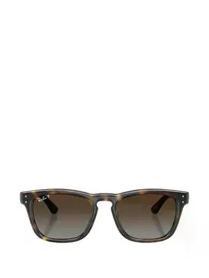 Ray-ban Tortoiseshell-effect Square-frame Sunglasses - Brown