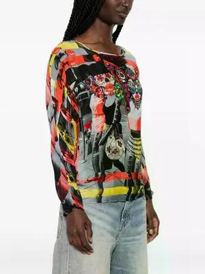 The Artistylist Graphic-print Blouse