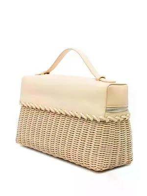 Loro Piana Extra Pocket L27 Wicker Bag