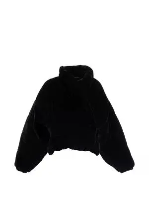 Elie Saab Velvet Puffer Jacket