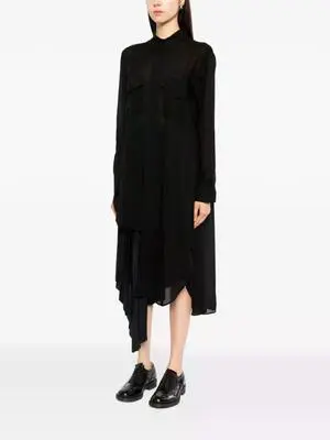 Yohji Yamamoto Asymmetric Shirt Dress