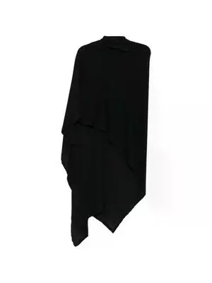 Yohji Yamamoto Twisted Draped T-shirt - Black