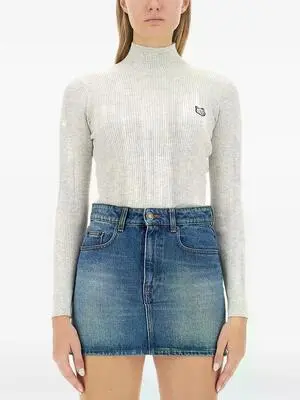 Maison Kitsuné Fox Patch Jumper - Grey
