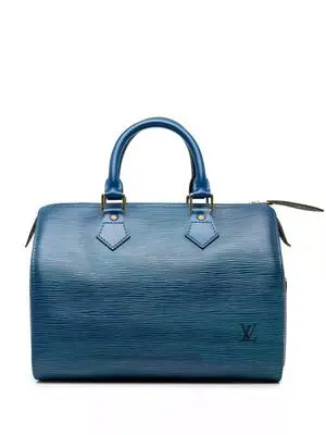 LOUIS VUITTON 1995 Epi Speedy 25 Boston Bag - Blue