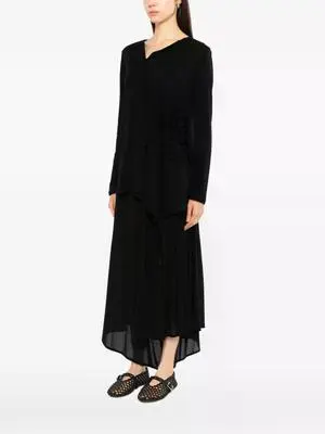 Yohji Yamamoto Lace-up Long-sleeve T-shirt