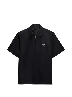 Prada Short-sleeved Re-nylon Shirt - Black