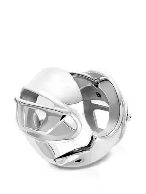 DIESEL® Stainless Steel Hoop Earring - Silver