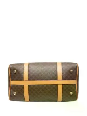 Celine 2013 Macadam Coated Canvas Boston Bag