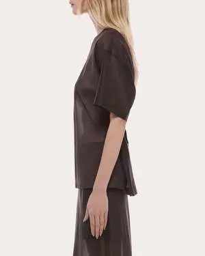 Helmut Lang Sheer Voile Relaxed Tee