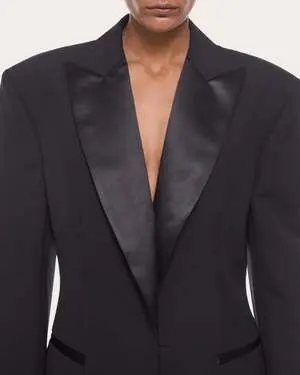 Helmut Lang Tuxedo Blazer Coat