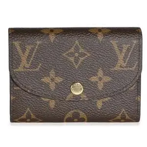LOUIS VUITTON Rose Ballerine Monogram Canvas Rosalie Coin Purse - Brown
