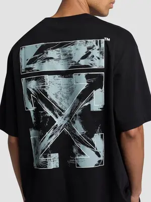 Off-White Paint Arrow Skate Crewneck T-shirt