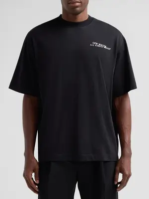 Off-White Type Arrow Skate Logo Graphic Cotton T-shirt