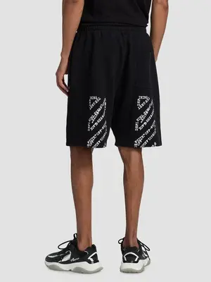 Off-White Type Diagonal Skate Sweat Shorts