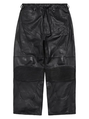 Balenciaga Biker Baggy Pants - Black