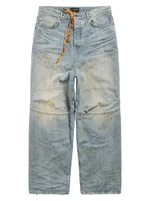 Balenciaga George V Baggy Pants - Light Blue