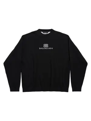 Balenciaga Crewneck Sweater - Black