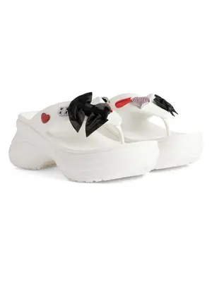 Balenciaga S Crocs Thong Jibbitz