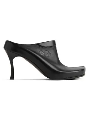 Balenciaga I Scholl Mule Heels - Black