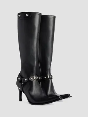 Balenciaga City Boots With Harness