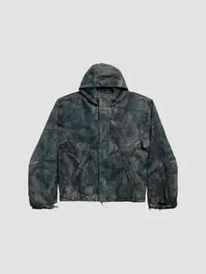 Balenciaga Hooded Workwear Jacket - Multicolored