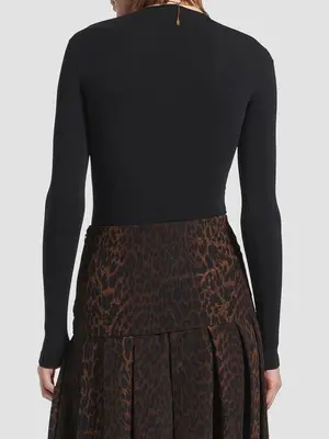 Balenciaga V-neck Body Top
