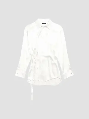 Balenciaga Wrap Shirt - Ivory