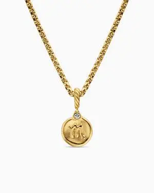 David Yurman Petite Scorpio Amulet In 18k Yellow Gold With