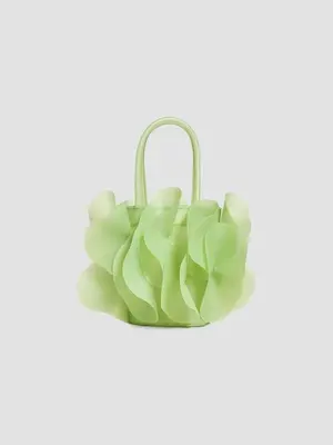 Farm Rio Jelly Flower Top Handle Bag - Nile