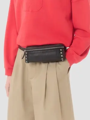 Valentino Garavani Rockstud Calfskin Belt Bag