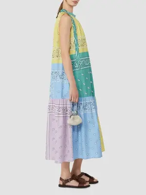 Max Mara Printed Cotton Poplin Dress