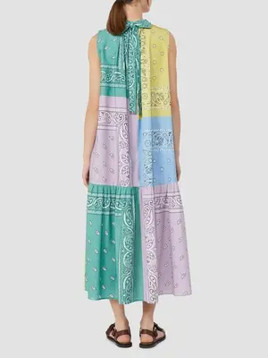 Max Mara Printed Cotton Poplin Dress