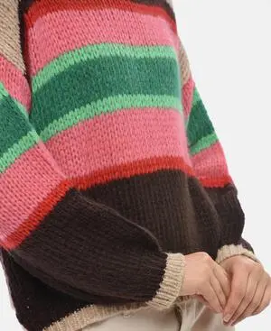 ROBERTO COLLINA Striped Crewneck Sweater