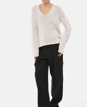 FORTE_FORTE V-neck Sweater