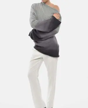 Dior Asymmetric Sweater With Degradé Effect