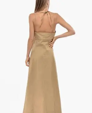 GANNI Wrap Dress With Front Bow