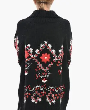 Moncler Embroidered Maxi Cardigan