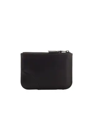 Comme Des Garçons Zip-fastening Curved Coin Purse