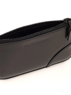 Comme Des Garçons Zip-fastening Curved Coin Purse