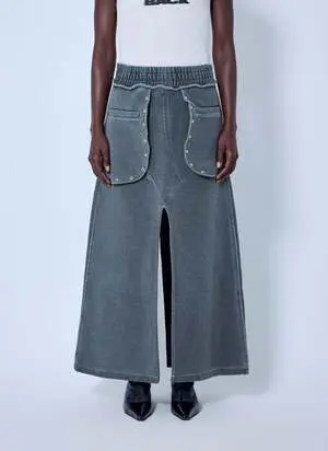 LUEDER Jogger Reverse Skort - Grey